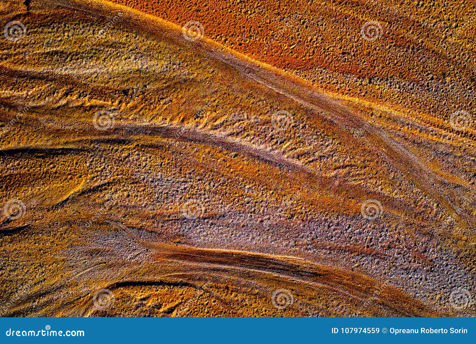 Water streak on sand stock image. Image of calm, leisure - 107974559