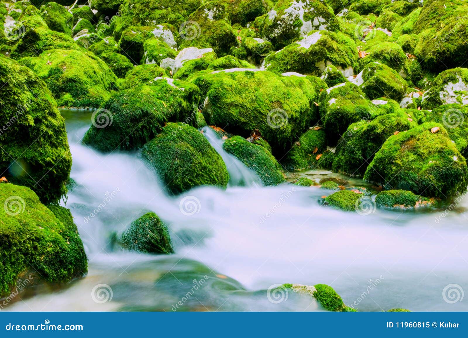 Water Stream stock image. Image of blurred, falling, slovenia - 11960815