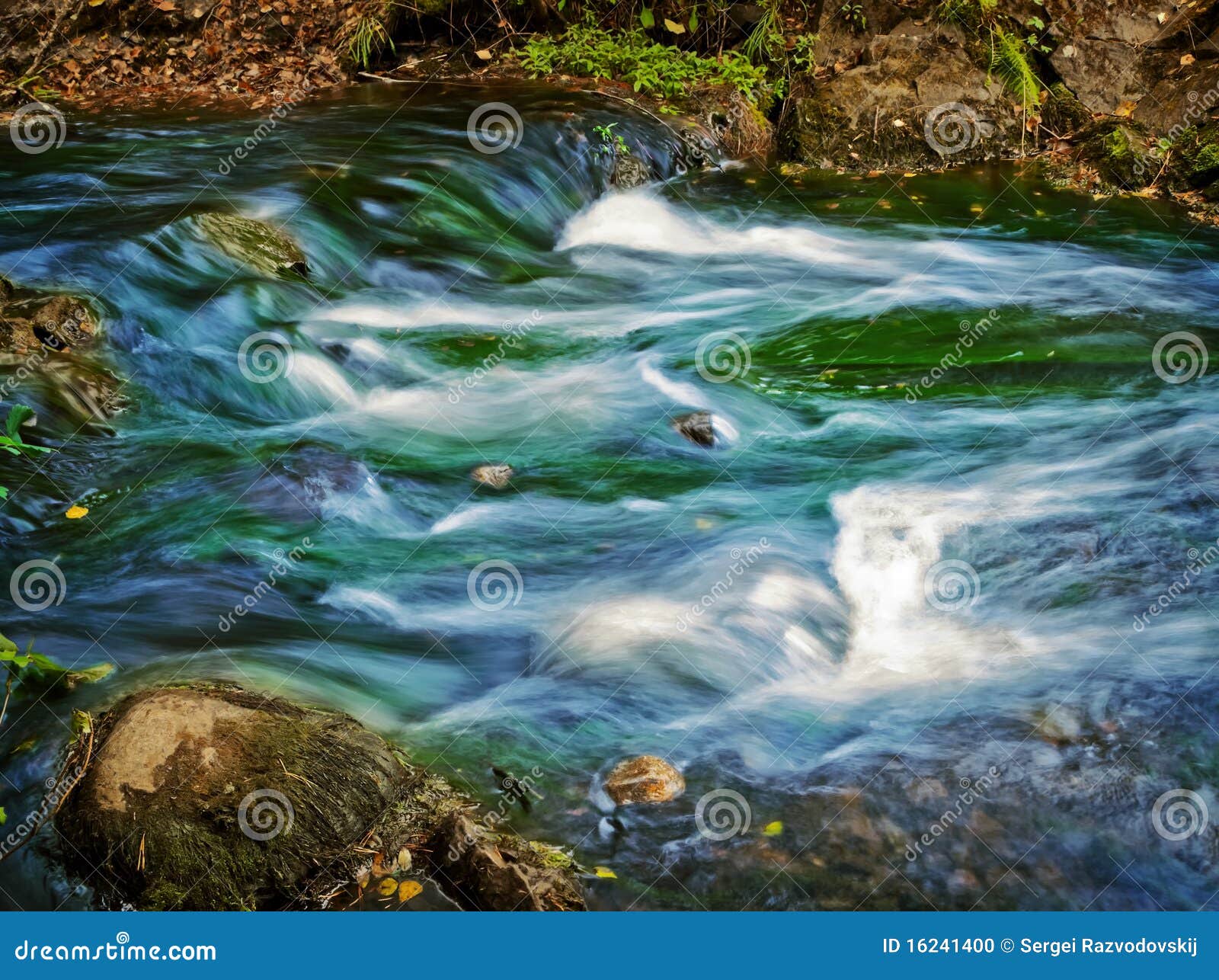 Water stream stock photo. Image of scene, idyllic, natural - 16241400
