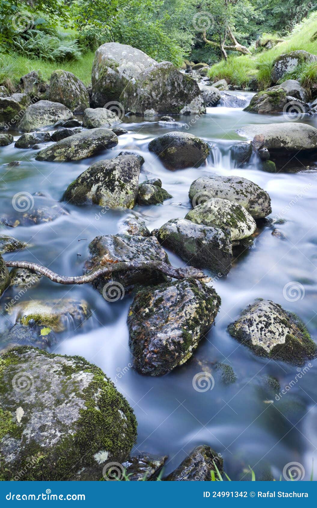 Water stream stock photo. Image of color, vibrant, long - 24991342