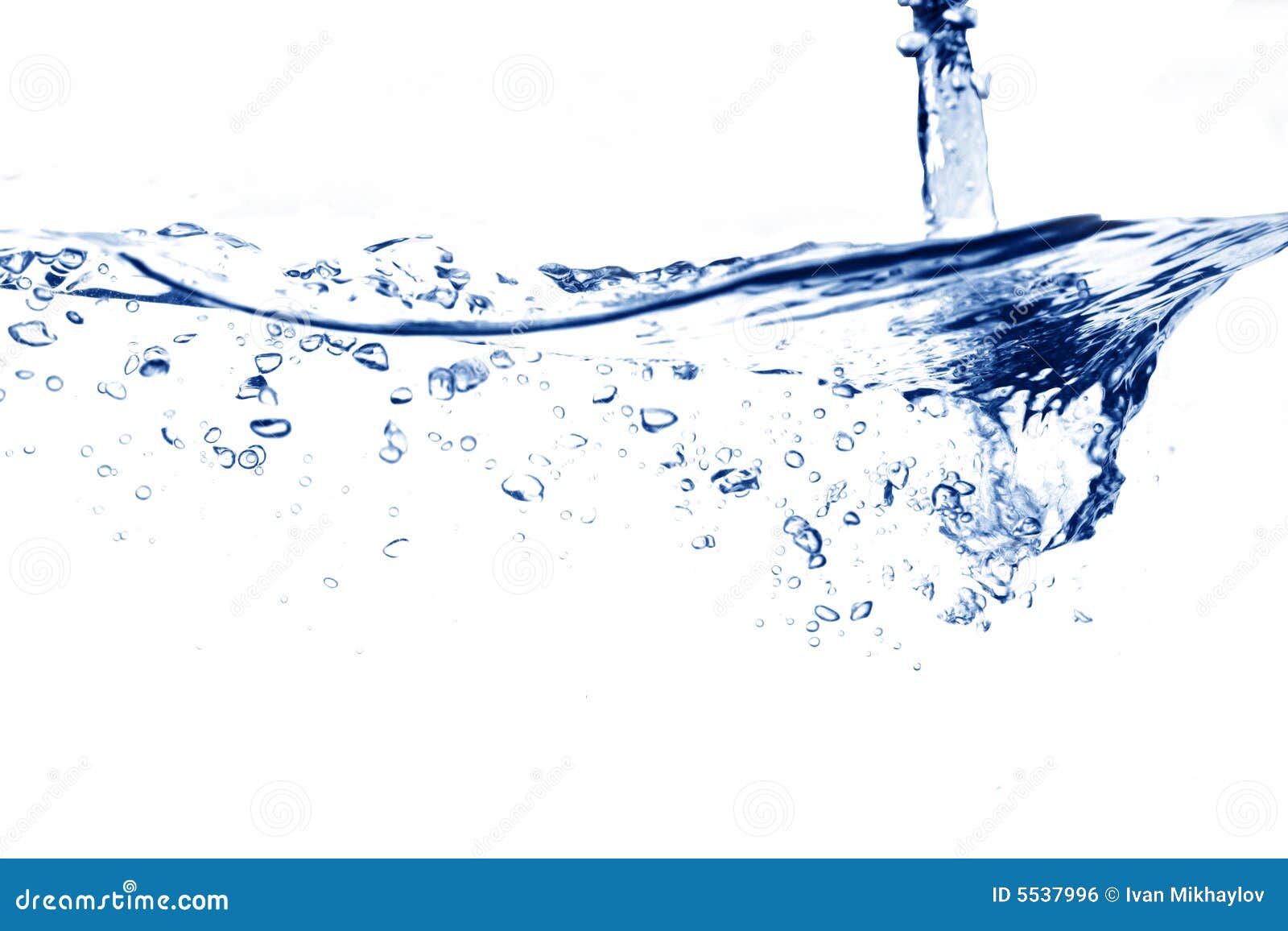 Water stream falling stock photo. Image of bubble, drink - 5537996