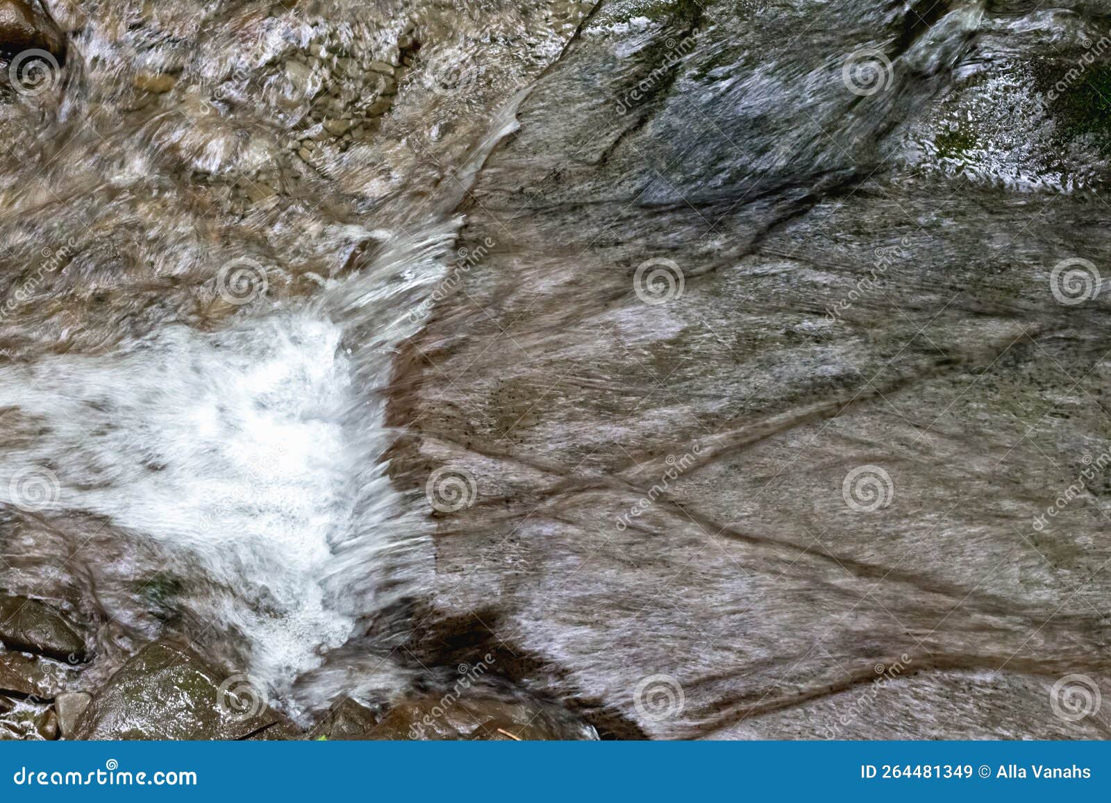 Water in the stream stock image. Image of spring, freshness - 264481349
