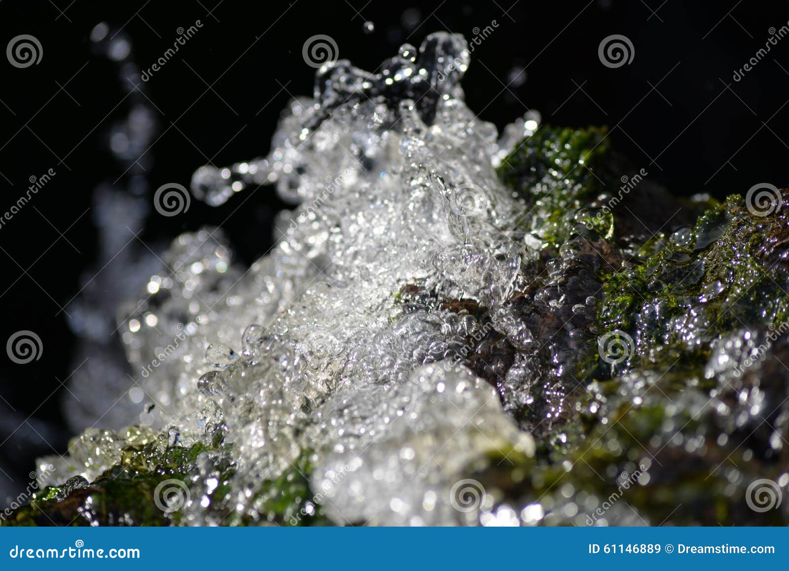 Water stock image. Image of splash, moving, moss, green - 61146889