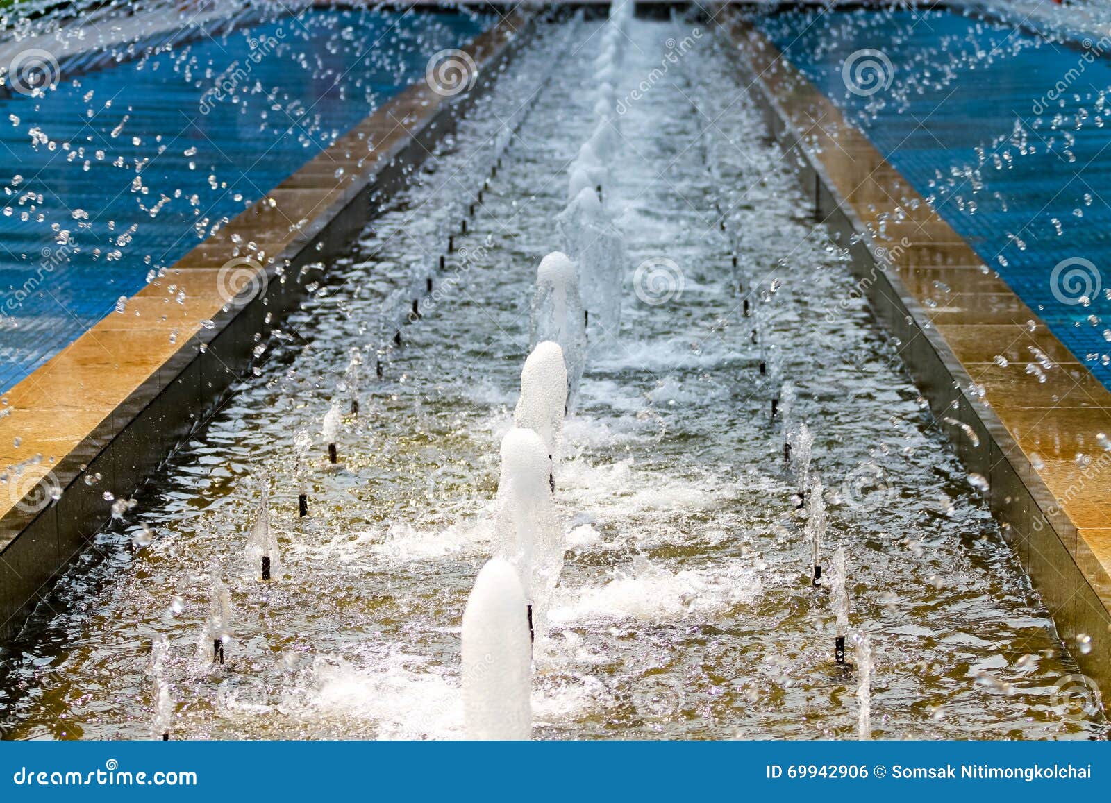 Water Stream Splashing on Ground Stock Photo - Image of carolina ...
