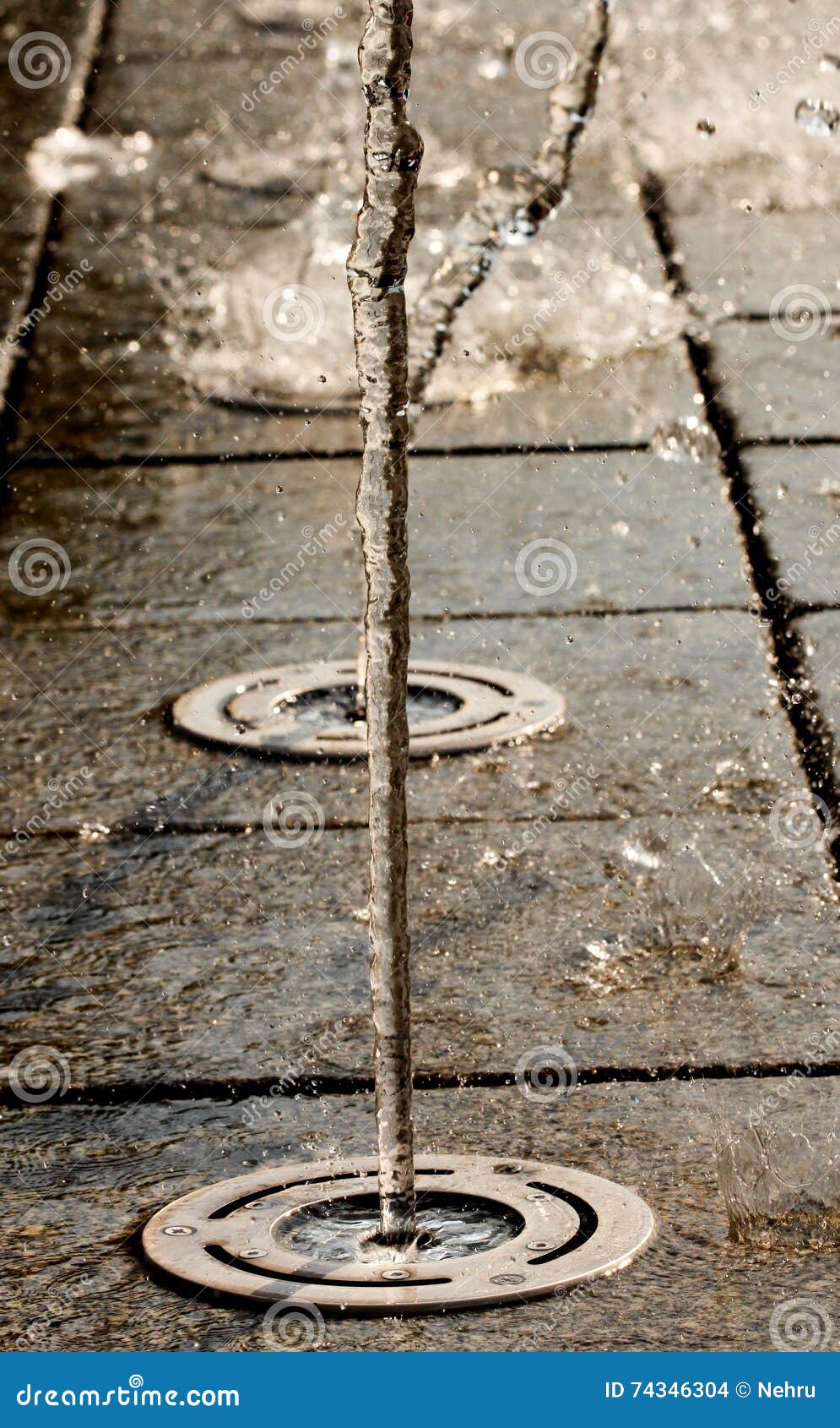 Water stream splashing stock photo. Image of irrigation - 74346304