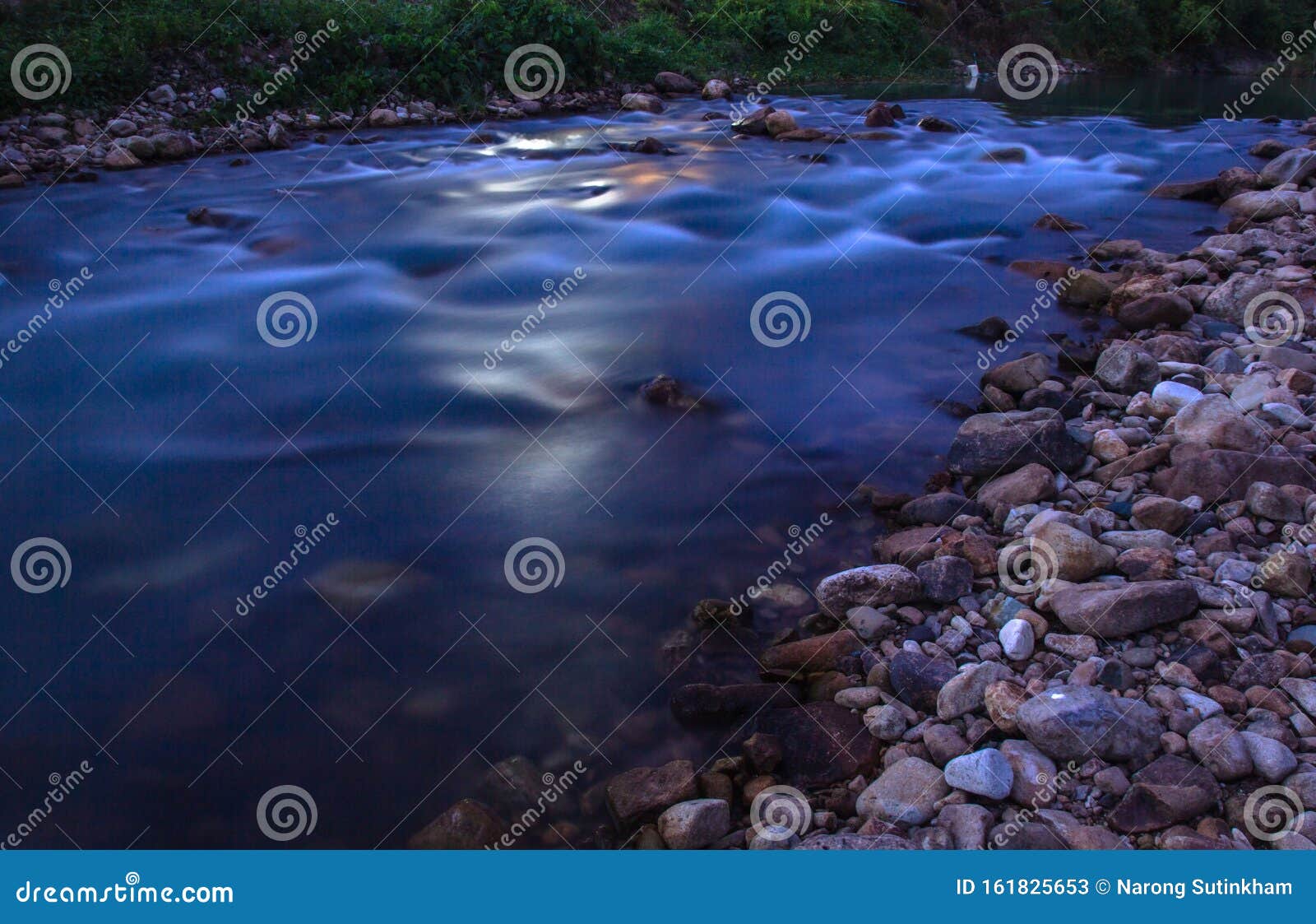 Water Streams, Dark Images or Evening Water Waves Stock Image - Image ...