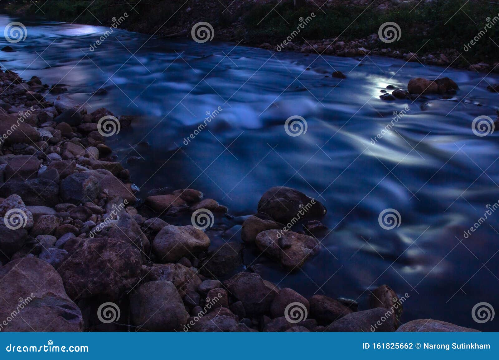 Water Streams, Dark Images or Evening Water Waves Stock Photo - Image ...