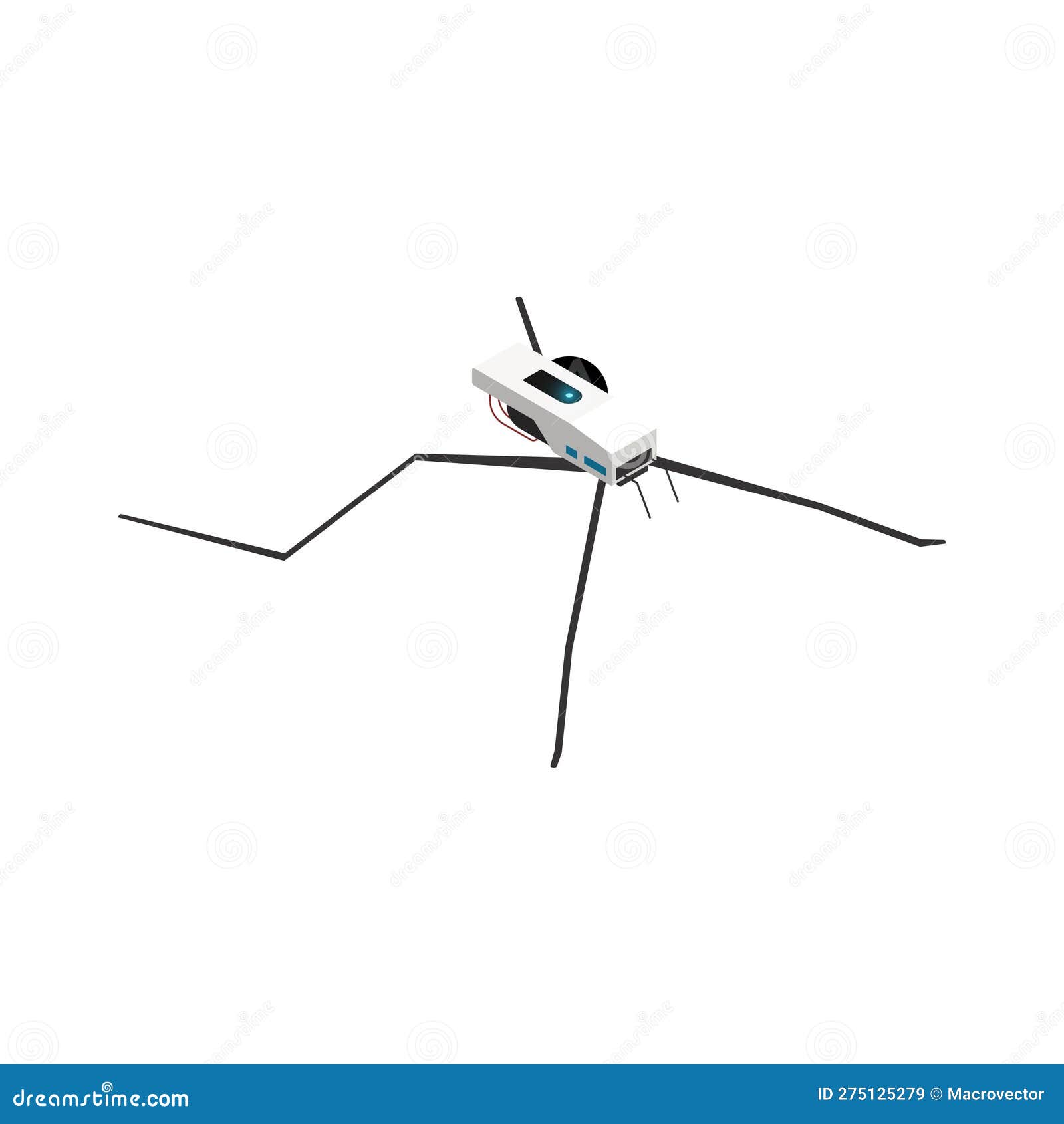 Water Strider Robot stock vector. Illustration of concept - 275125279