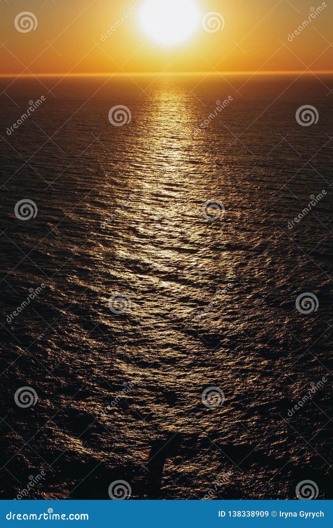 Water on sunset stock image. Image of shining, wave - 138338909