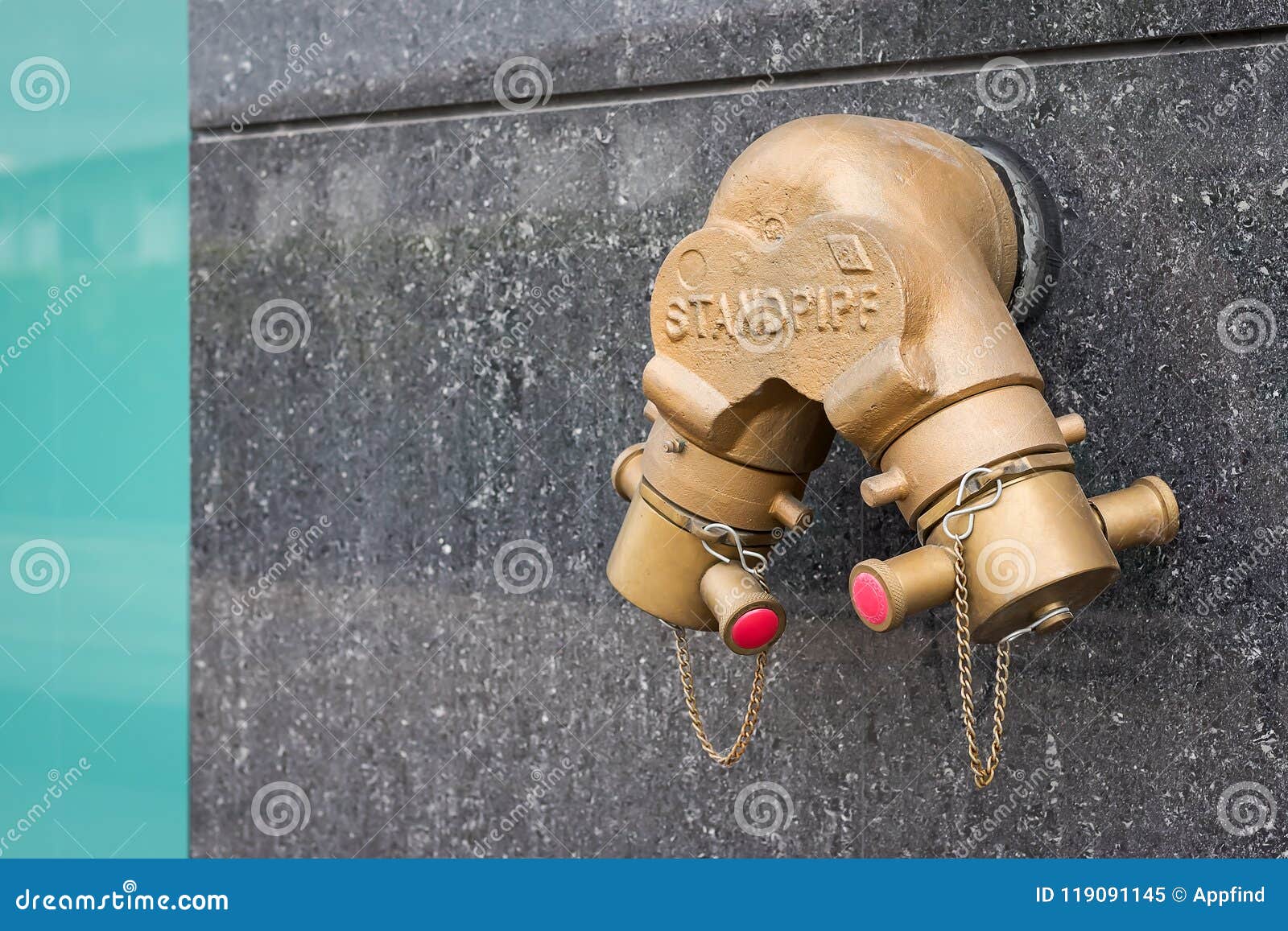 Water Supply for Emergency. Stock Image - Image of sprinkler, steel ...