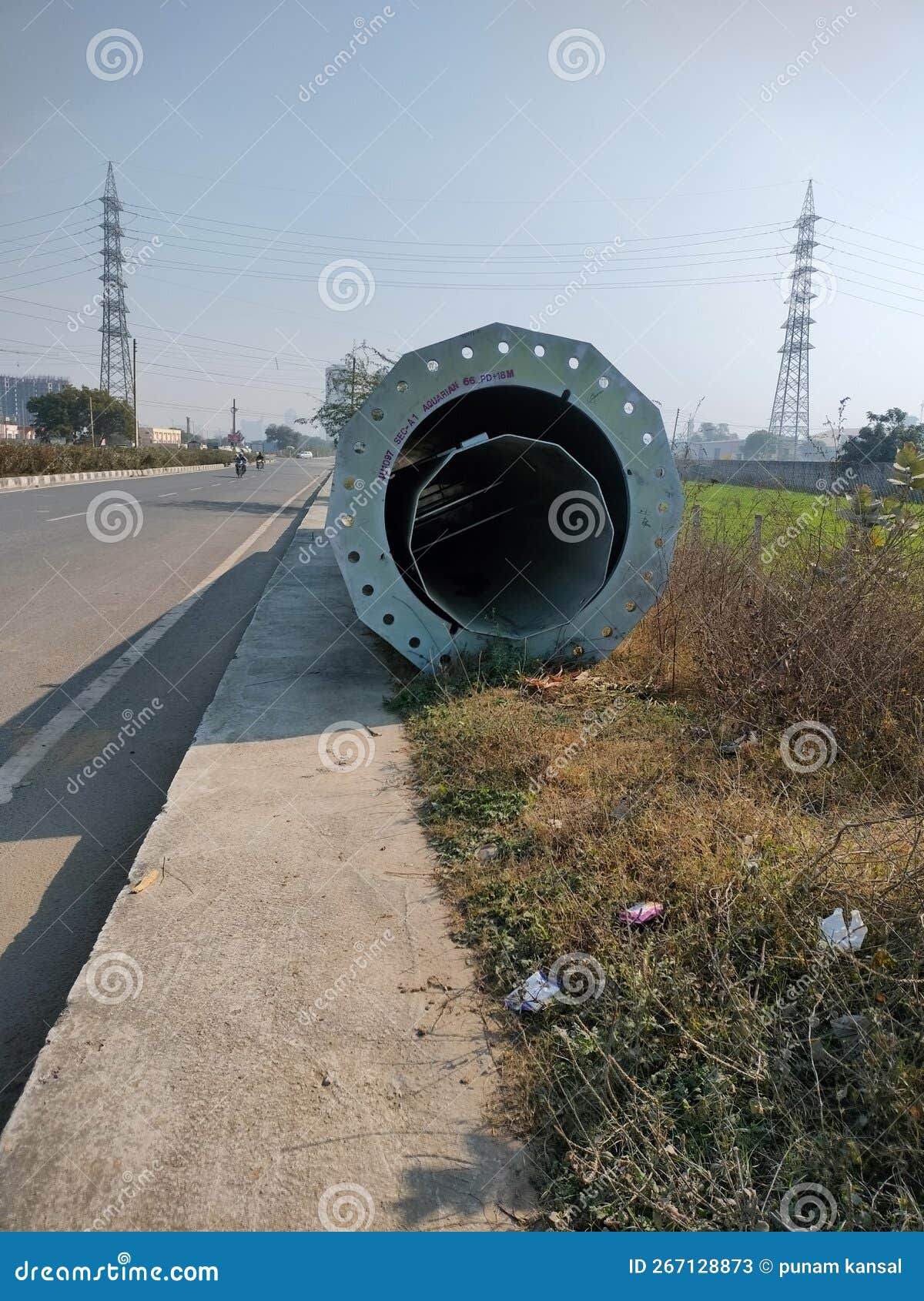 Water Supply Pipes Use for Supply Water from Tank Stock Image - Image ...