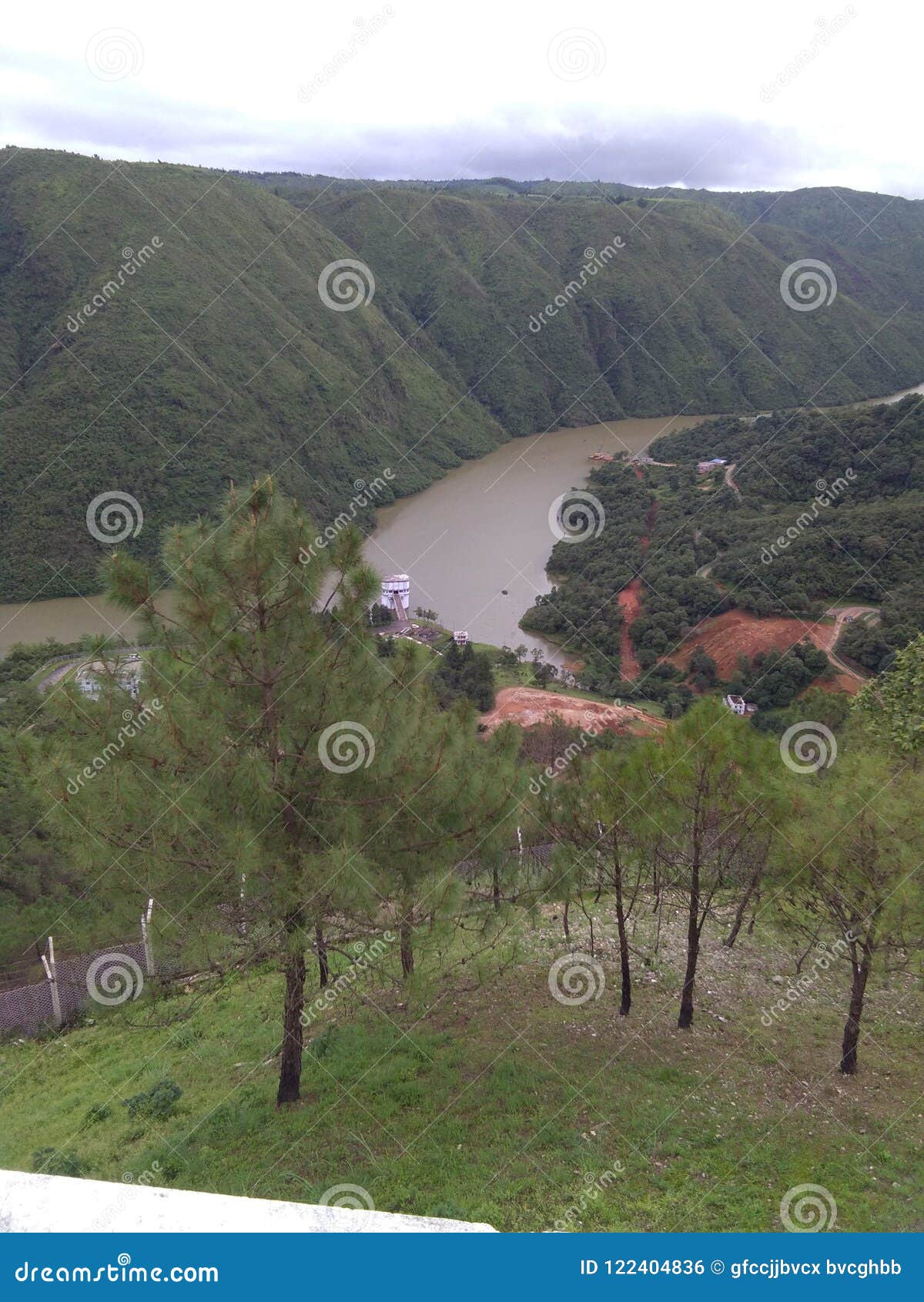 Shillong dam stock photo. Image of work, water, supply - 122404836