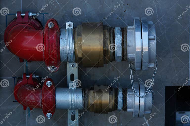 Water Supply Source for Firefighters Stock Image - Image of room ...