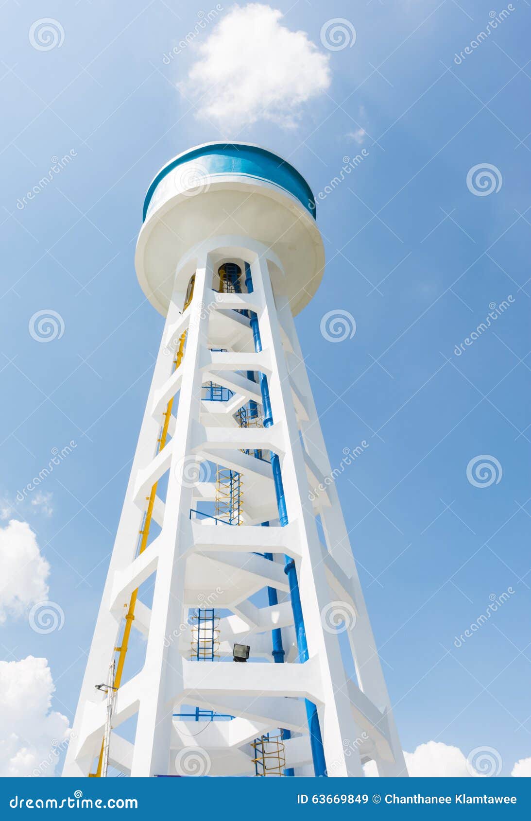 Water Supply Transmission Systems Stock Image - Image of blue, creative ...