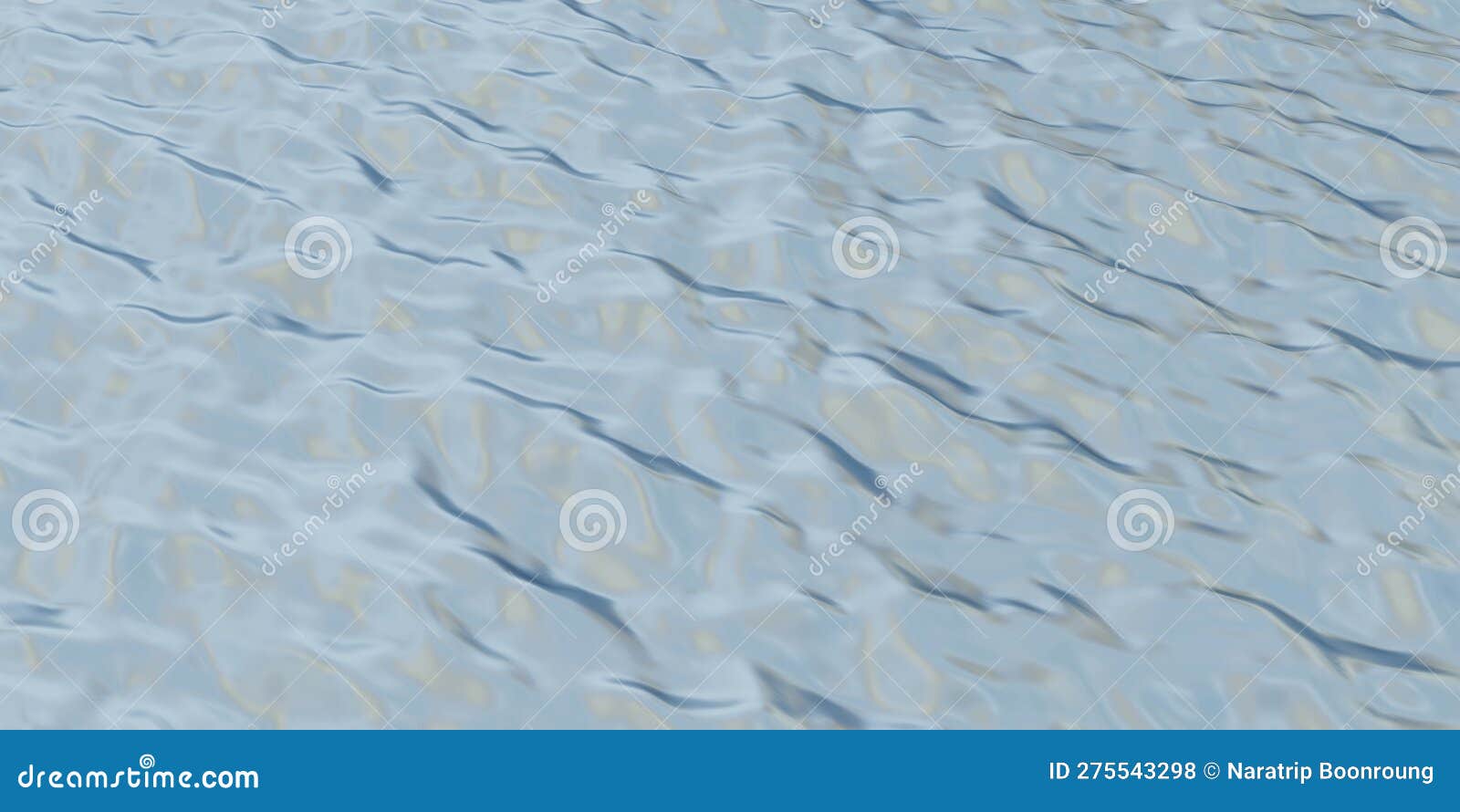 Water Surface Above Water Surface Ripples Reflected Sunlight 3D ...