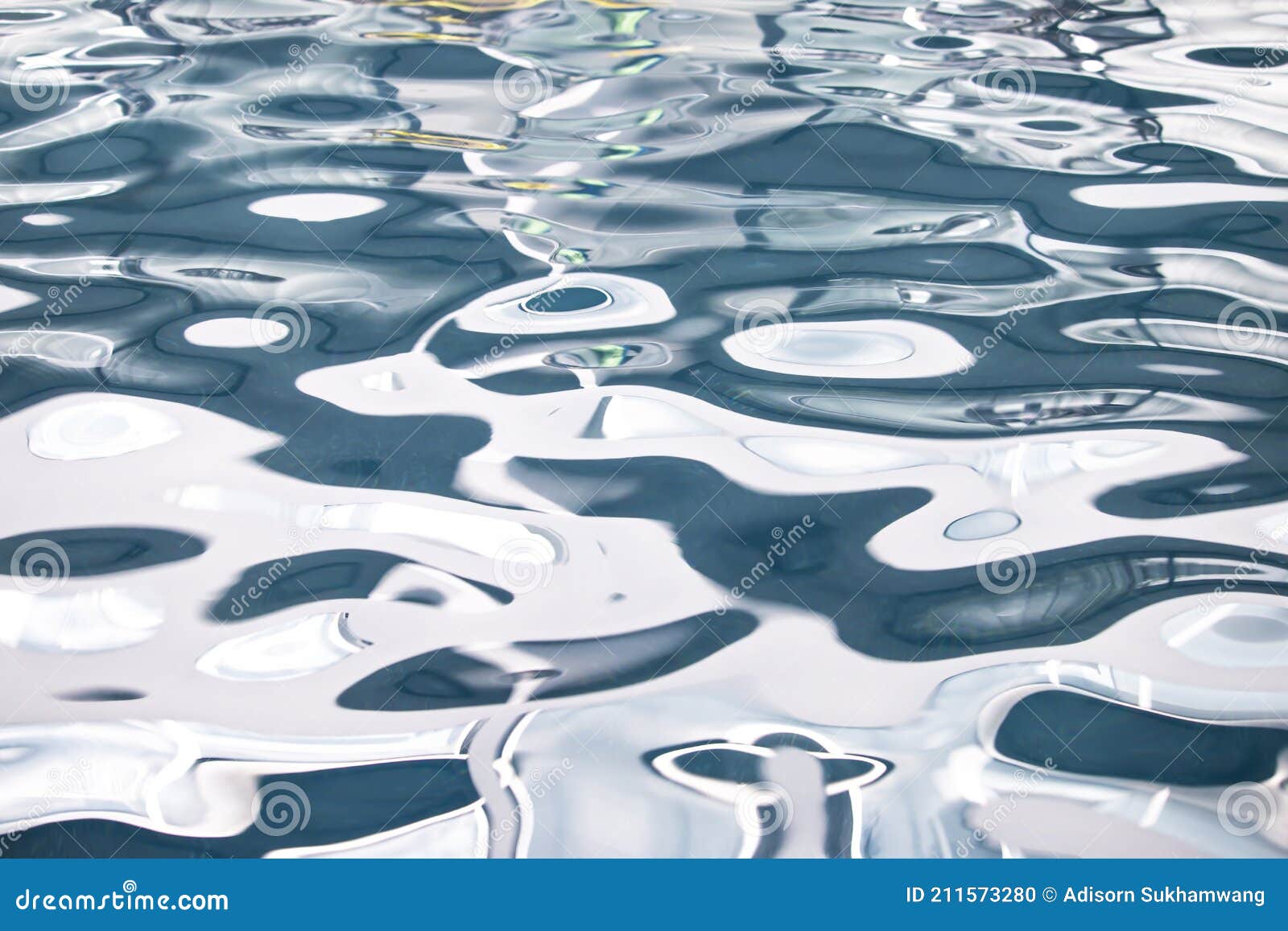 Water Surface Background in Reflective Pool Stock Photo - Image of ...