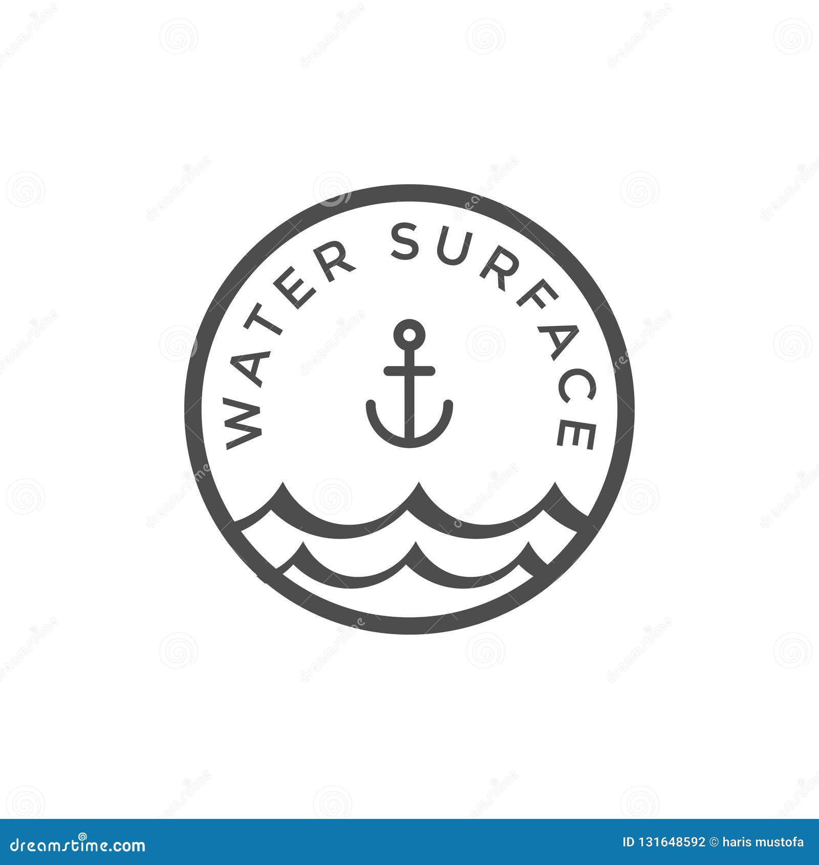 Water Surface Graphic Design Template Vector Stock Vector ...