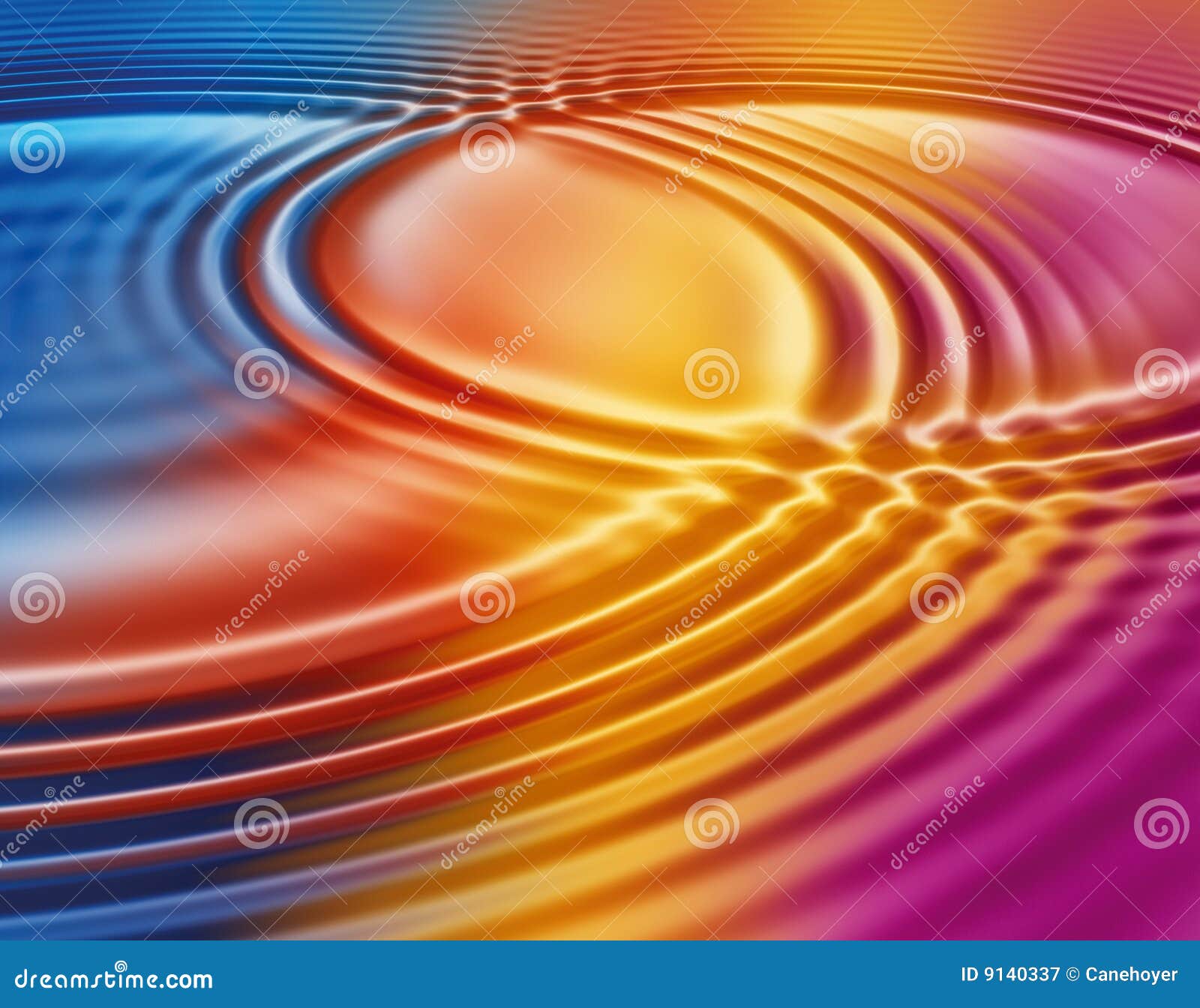 Water surface interference stock illustration. Illustration of wave ...