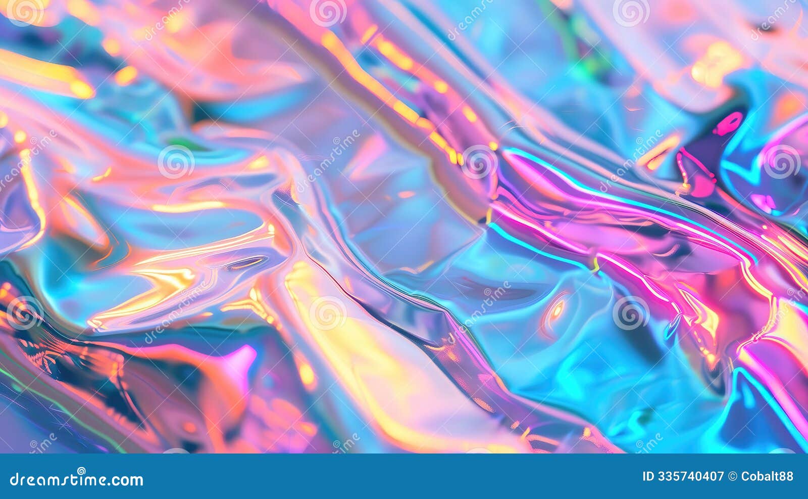 Water Surface With Iridescence And Opalescence Texture, Liquid ...