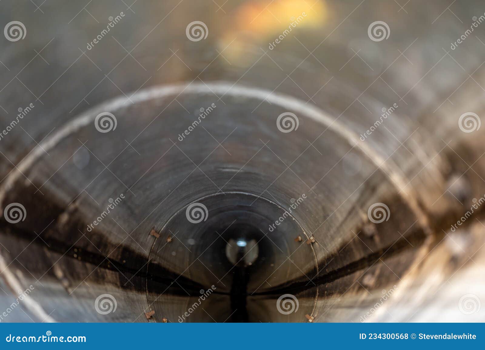 A View Into A Culvert Creating A Storm Of Water Splinters Royalty-Free ...