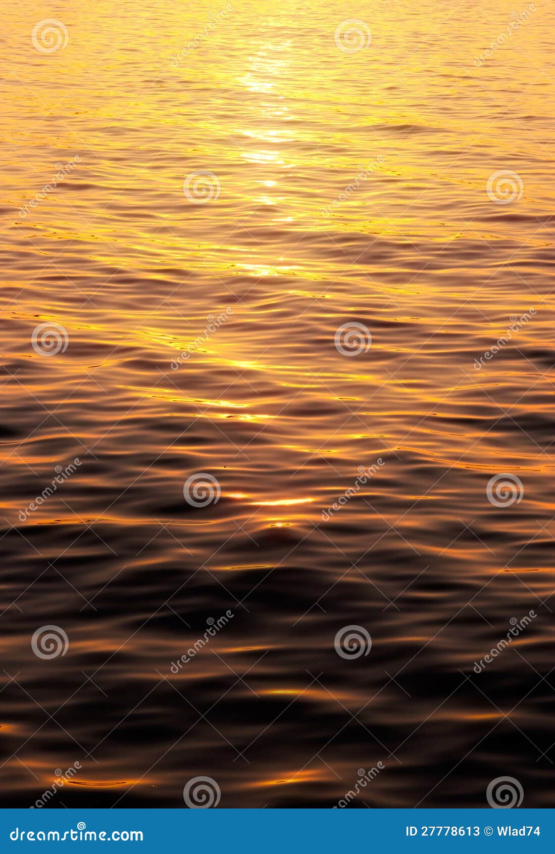 Water Surface in the Light of Setting Sun Stock Image - Image of flare ...