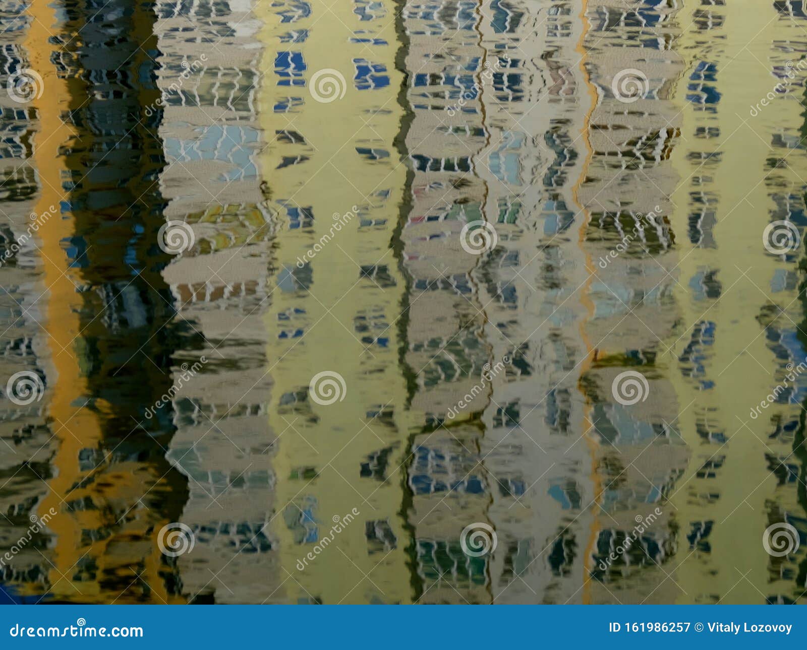 Water Surface. Reflection in Water Stock Image - Image of blue, pattern ...