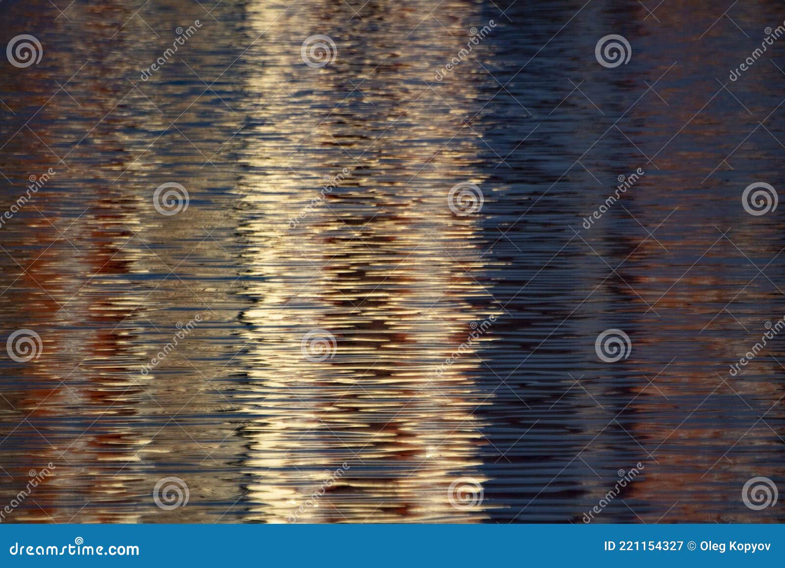 Water Surface with Reflection. the Texture of the Water in the Lake ...