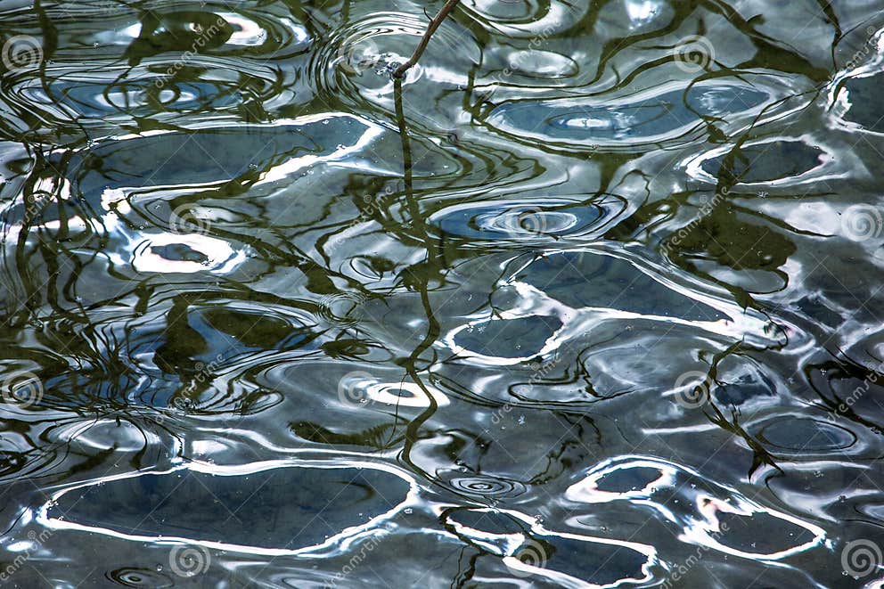 Water surface reflections stock image. Image of effect - 352060957