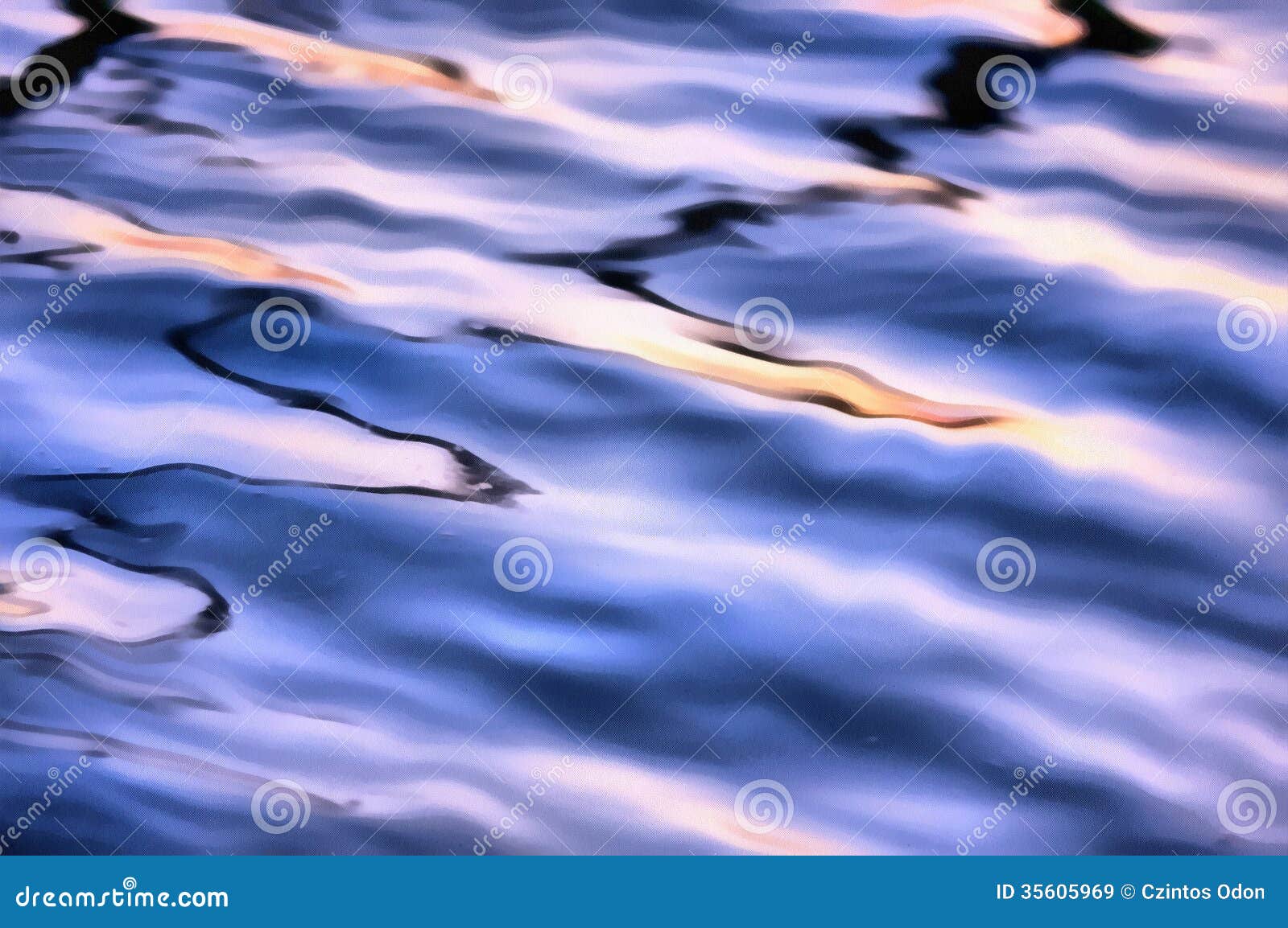 Water surface reflections stock image. Image of mayan - 35605969