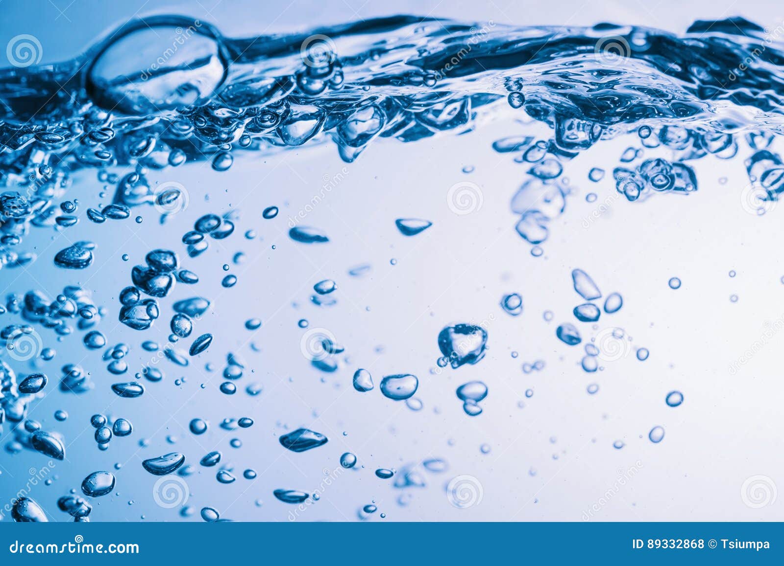 Water Surface with Ripple and Bubble Stock Photo - Image of close ...