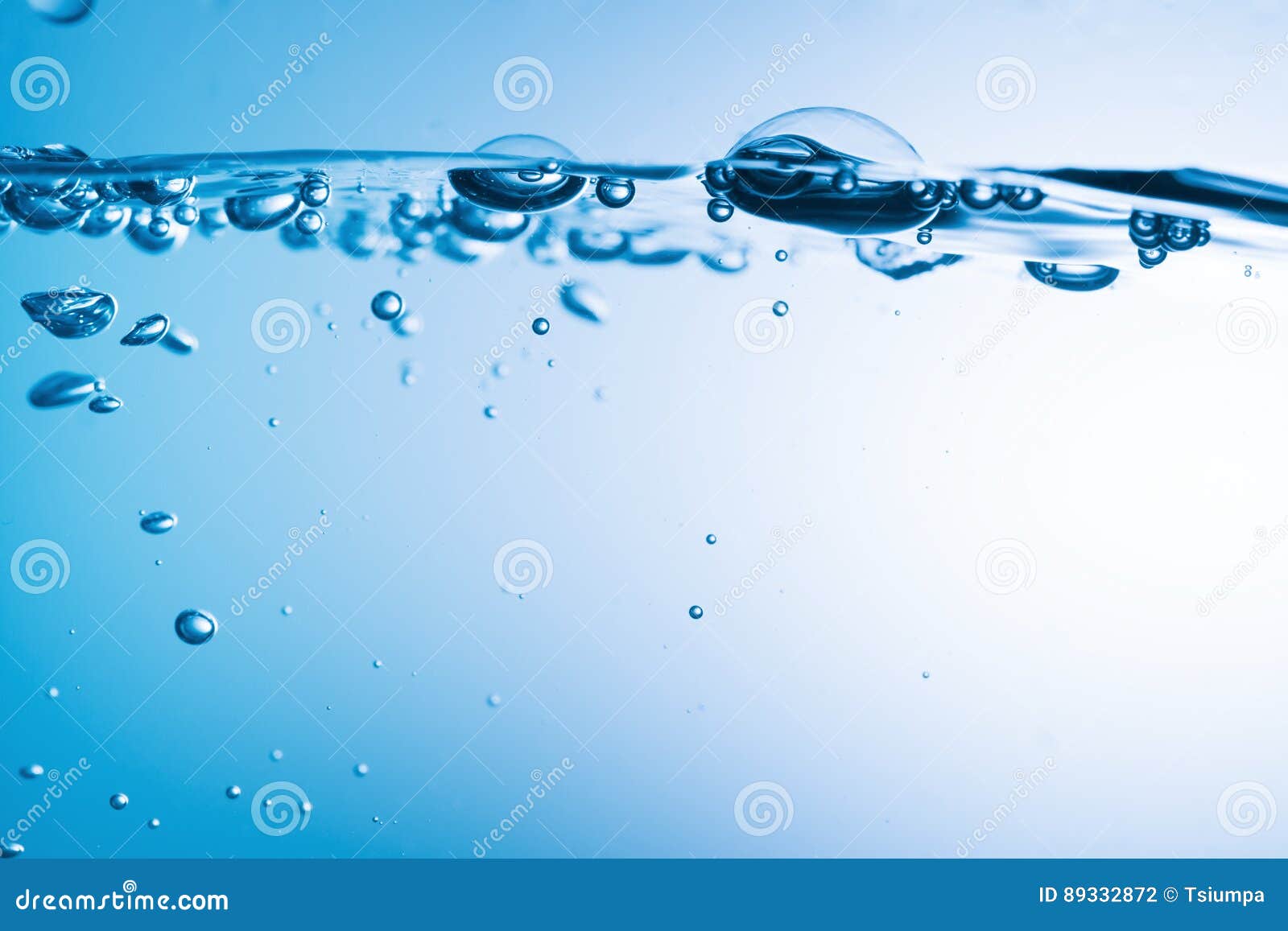 Water Surface with Ripple and Bubble Stock Photo - Image of abstract ...