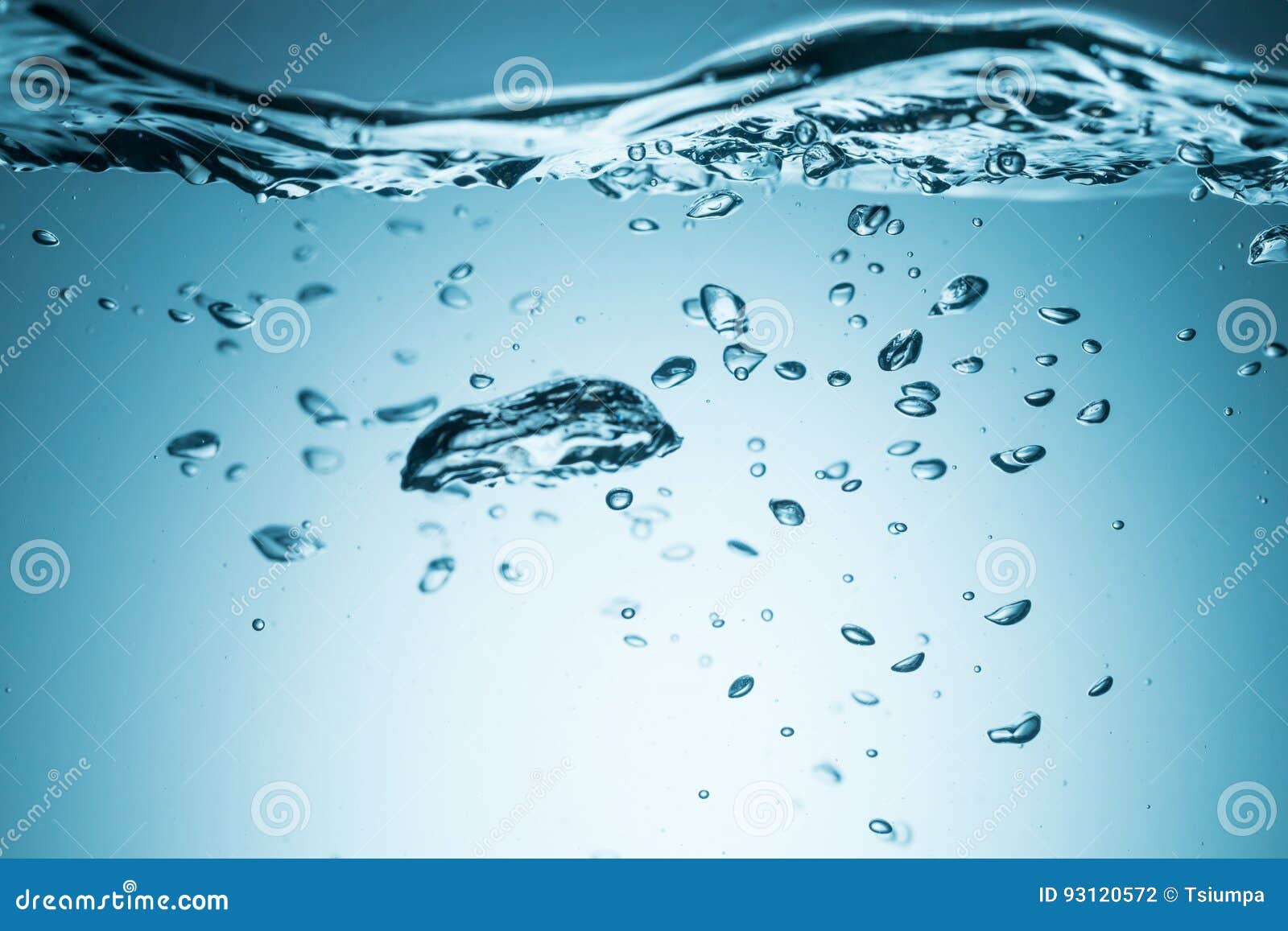 Water Surface with Ripple and Bubble Stock Photo - Image of backdrop ...