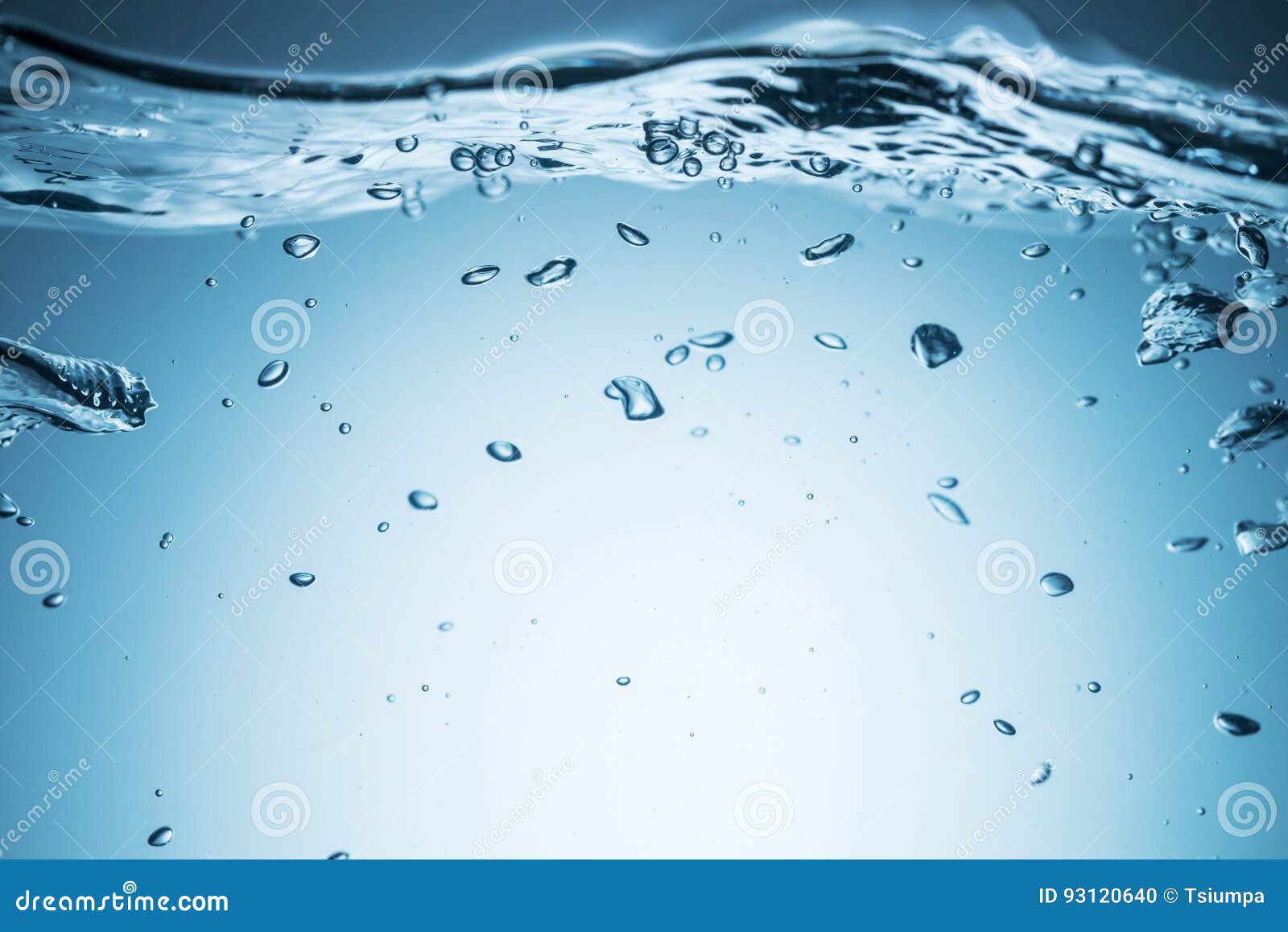 Water Surface with Ripple and Bubble Stock Photo - Image of bright ...
