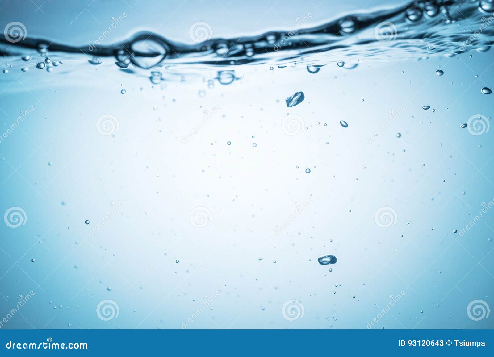 Water Surface with Ripple and Bubble Stock Image - Image of bright ...