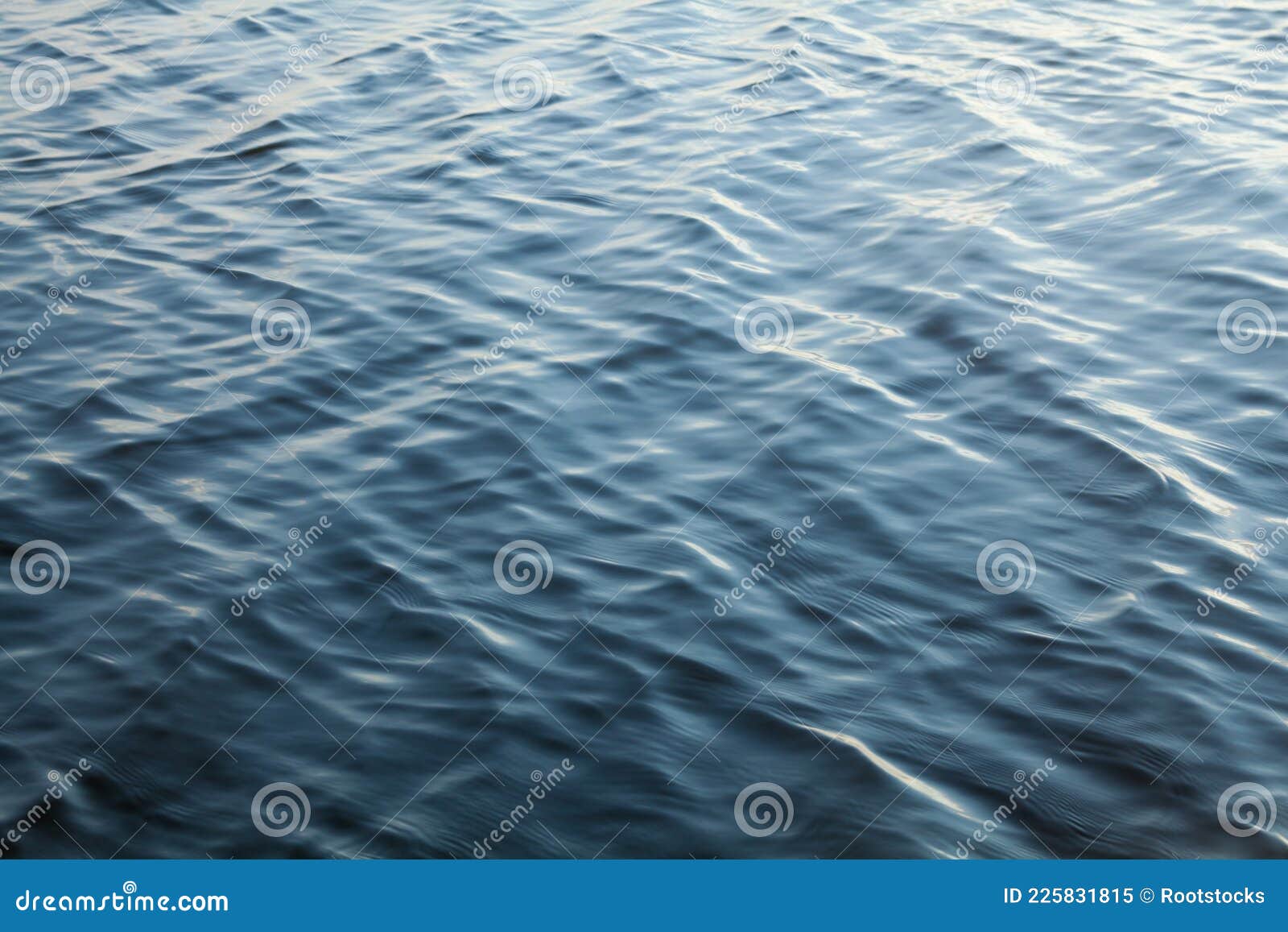 Water surface with ripples stock image. Image of marine - 225831815