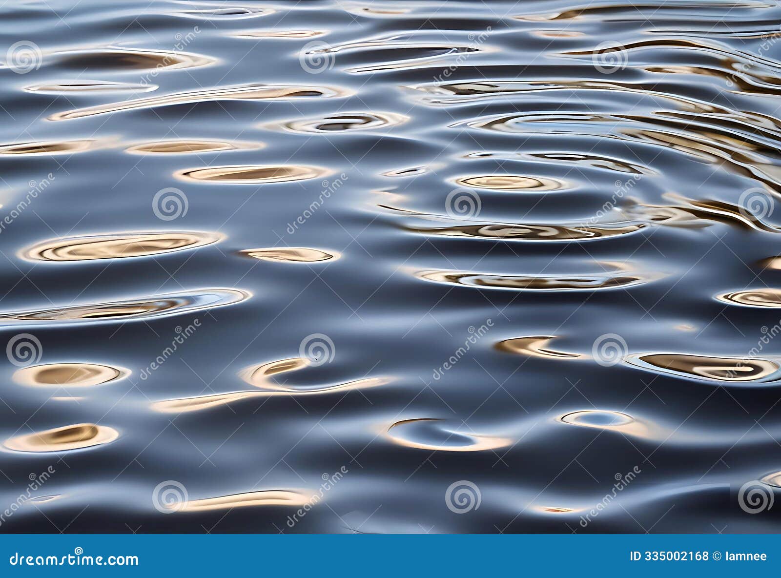 Water Surface Ripples from Disturbance.AI Generated Stock Illustration ...