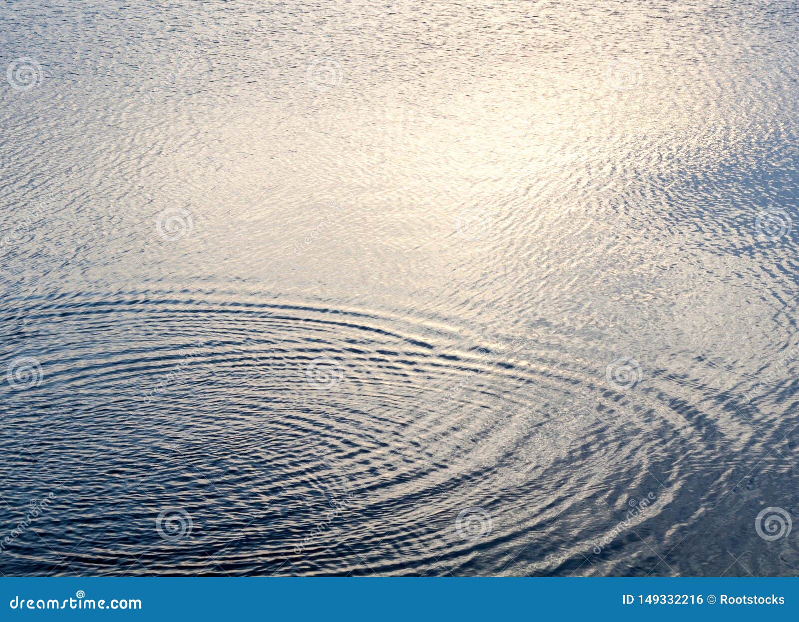 Water Surface with Ripples and Circles Stock Photo - Image of calm ...