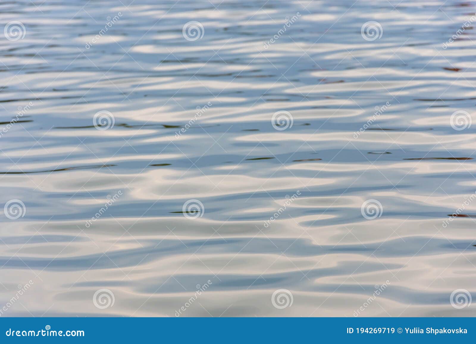 Water surface with ripples stock image. Image of calm - 194269719