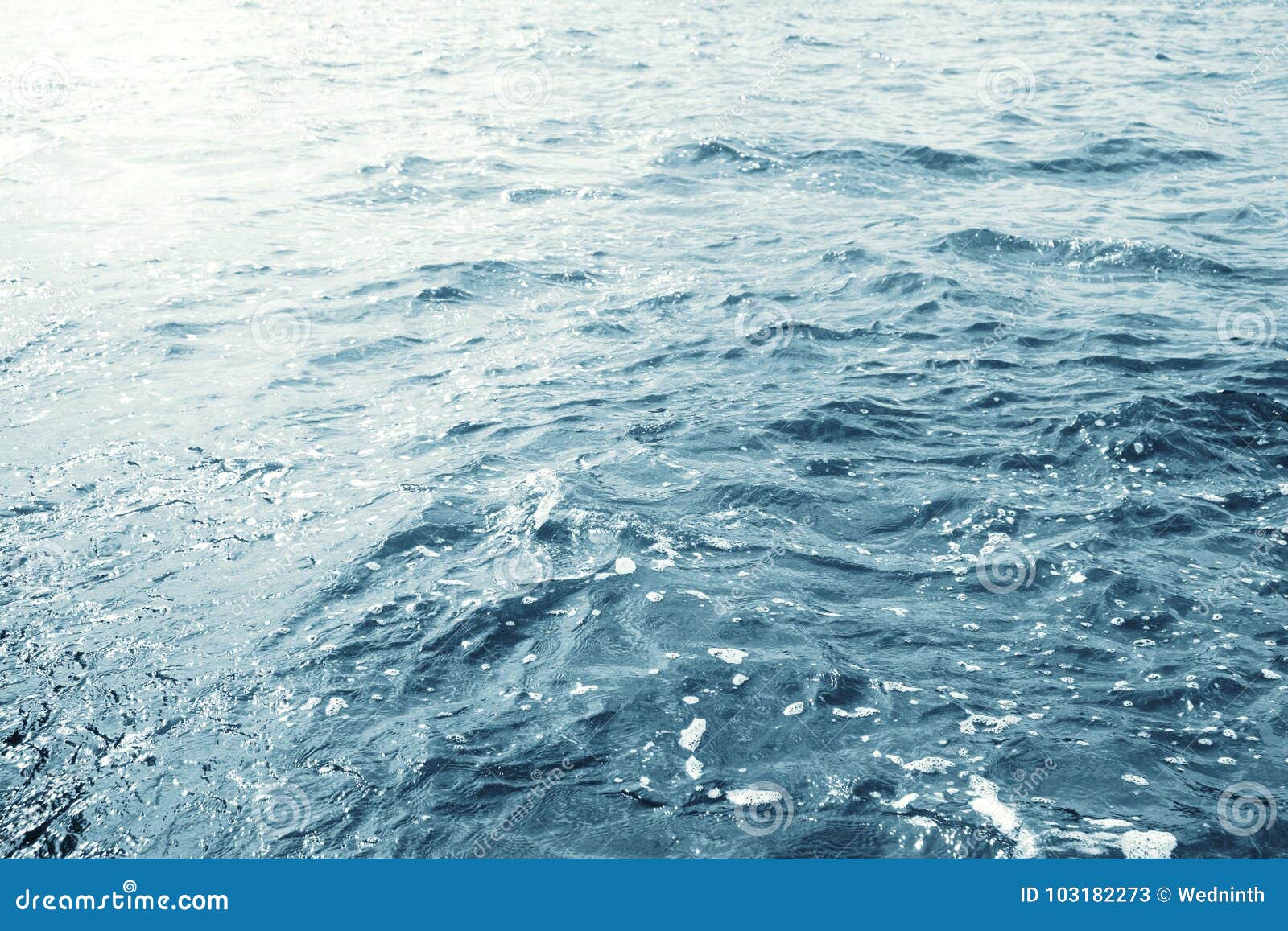 Water Surface with Ripples and Sunlight Reflections Stock Image - Image ...