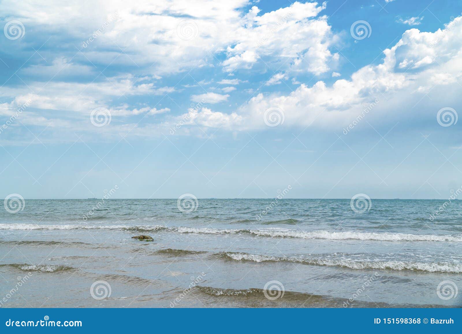 Water Surface of the Sea and the Horizon Line Stock Photo - Image of ...