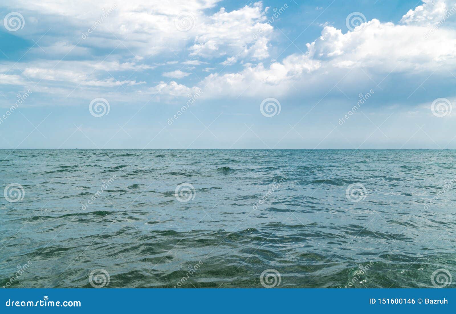 Water Surface of the Sea and the Horizon Line Stock Photo - Image of ...