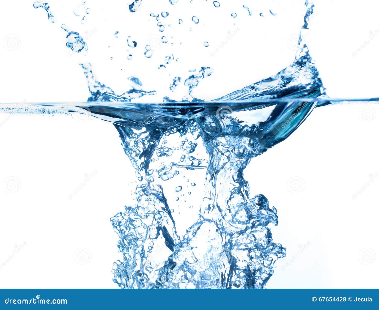 Water surface with splash stock photo. Image of liquid - 67654428