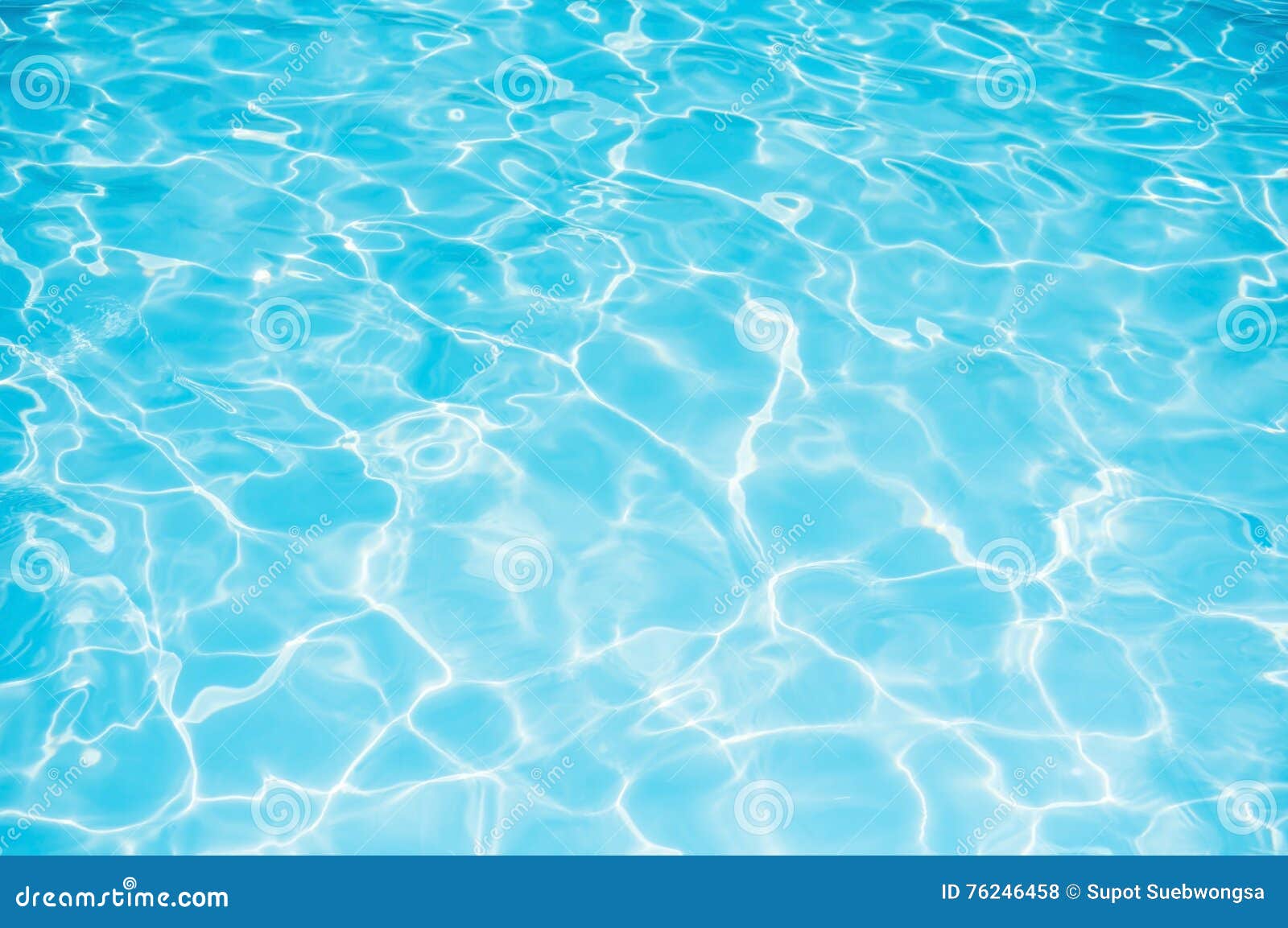 Water Surface in Swimming Pool with Sun Reflection Stock Photo - Image ...