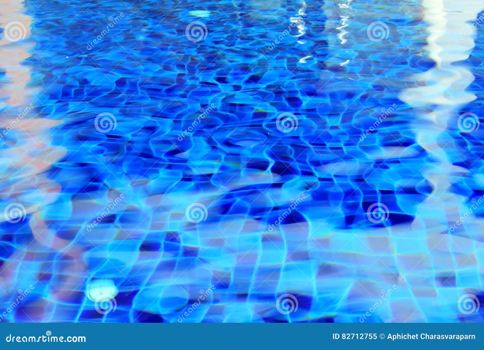 Water Surface on Swimming Pool Stock Image - Image of background ...