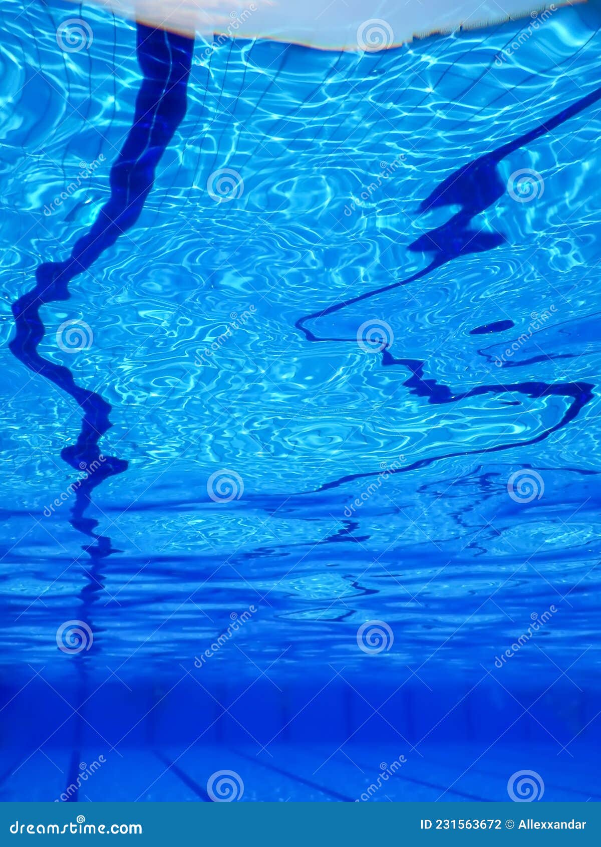 Water Surface Underwater, Swimming Pool Surface Water Background Stock ...