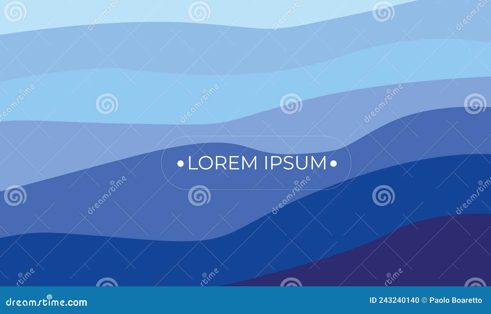 Water Surface. Vector Illustration for Design. Stock Illustration ...