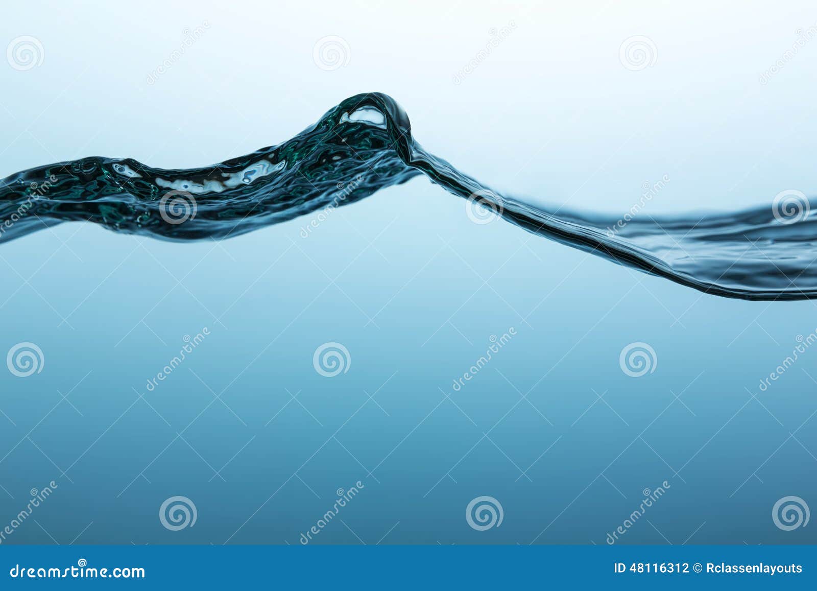 Water surface with waves stock photo. Image of nature - 48116312