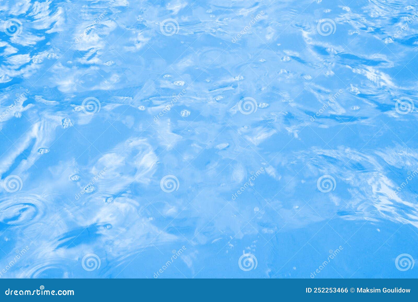 Water in Swimming Pool Blue Background Stock Photo - Image of water ...