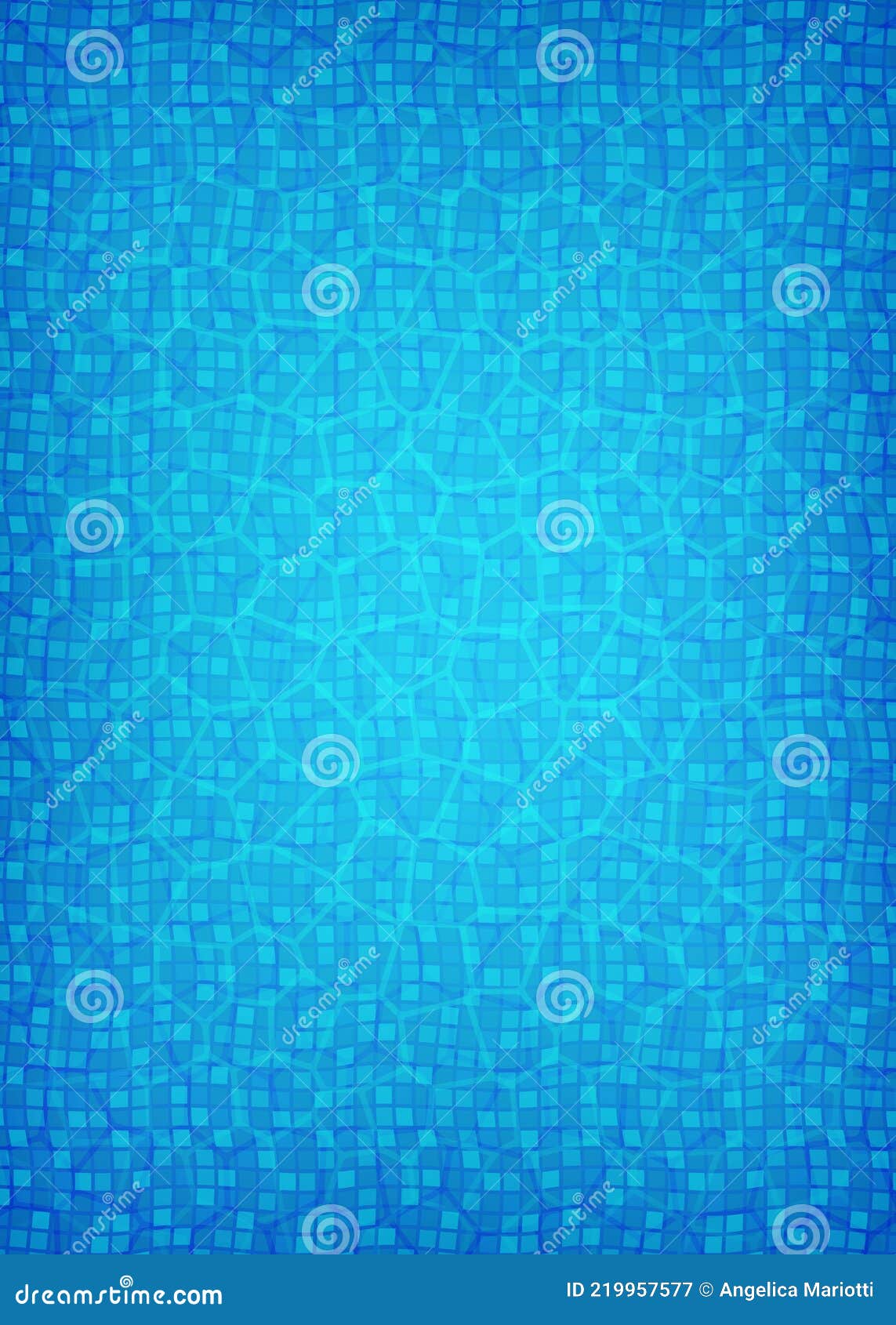 Water on Swimming Pool Floor with Tiles. Pool Background for Summer ...