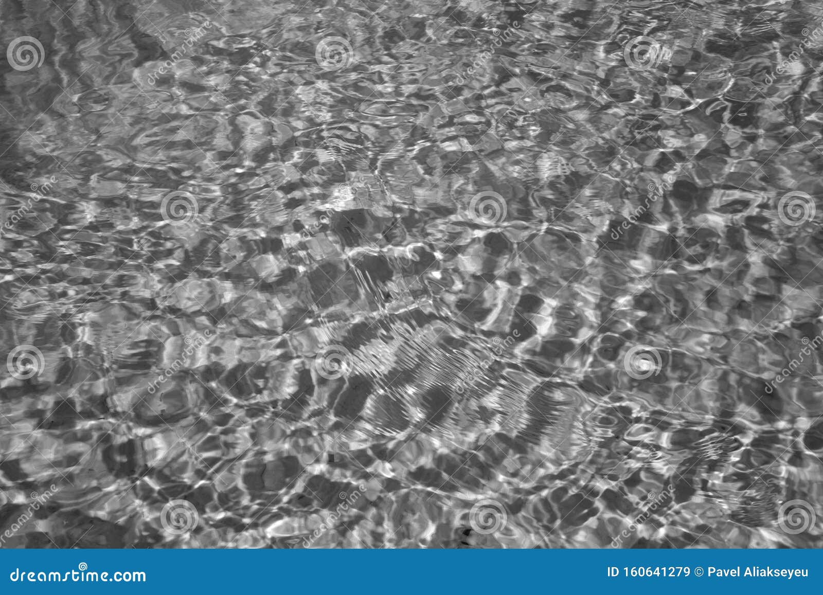 Water in Swimming Pool Pattern in Black and White Stock Image - Image ...